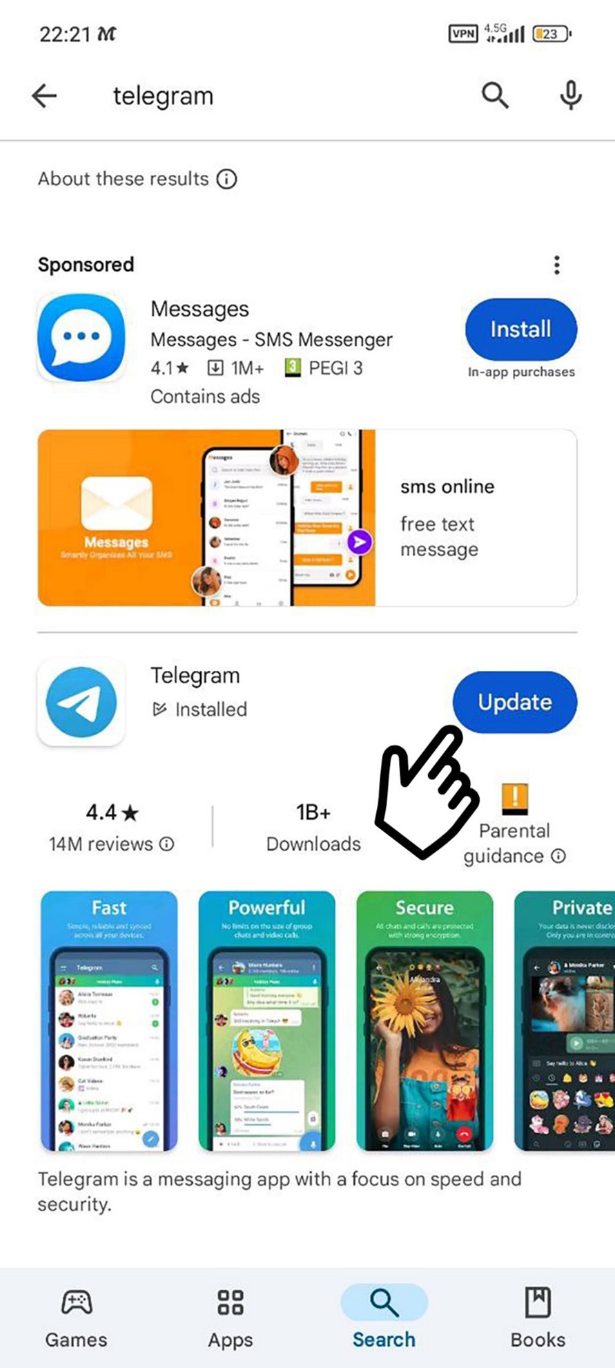 آموزش بروزرسانی تلگرام در اندروید، آیفون و کامپیوتر | راهنمالند
